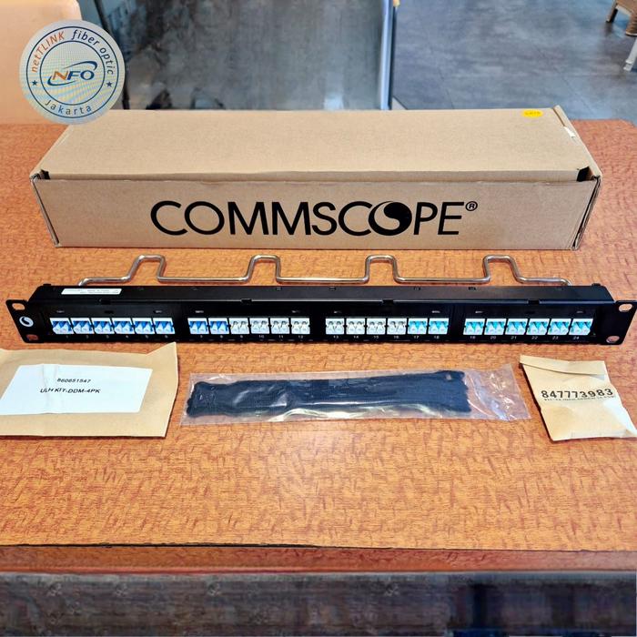 Jual COMMSCOPE FIBER OPTIK PATCH PANEL 24PORT LC DUPLEX SINGLEMODE ...