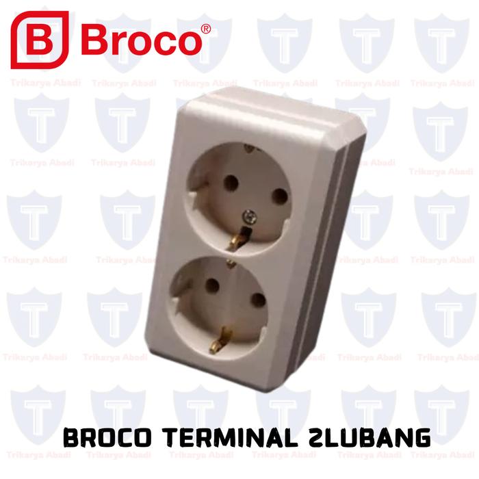 Jual COLOKAN TERMINAL 2 LUBANG MERK BROCO 15420 ORIGINAL - Kab. Bogor ...