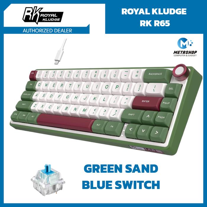 Jual ROYAL KLUDGE RK R65 66 Keys 65% Gasket RGB Backlit Hot-swappable ...