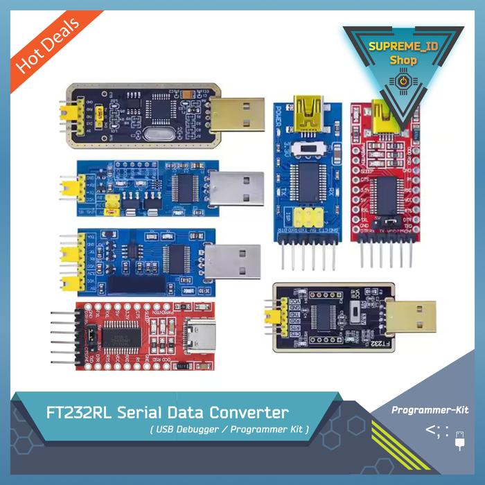 Jual FT232RL mini USB to TTL Serial COM Interface | 3.3-5V | Arduino ...