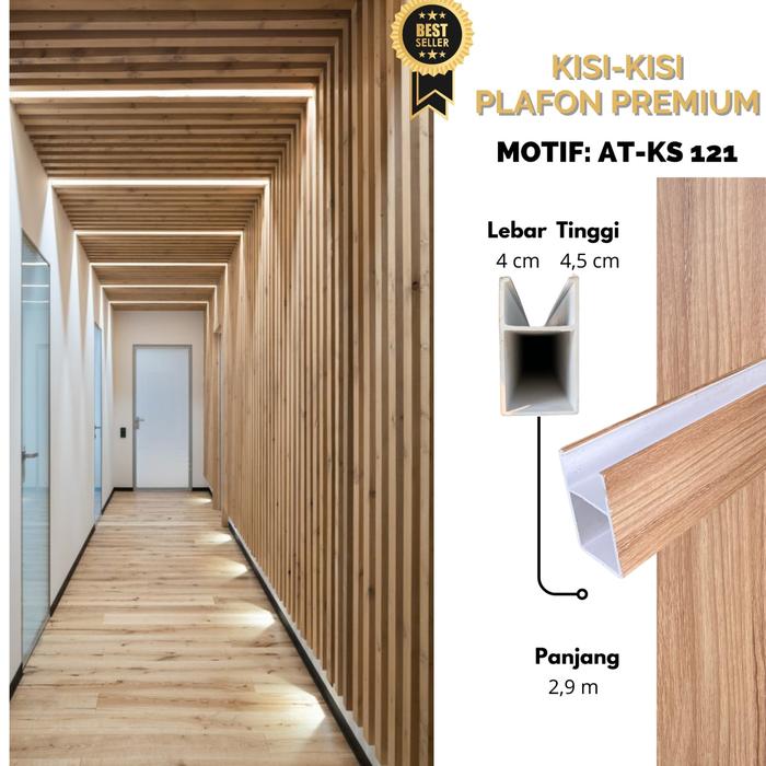 Promo Kisi Kisi Plafon PVC | Plafon PVC | WPC Bar Ceiling | plafond PVC ...