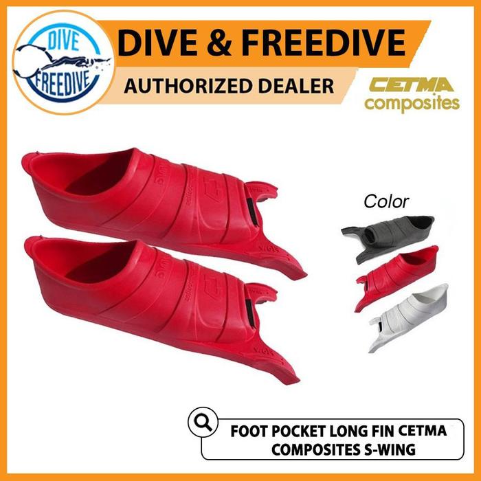Jual Foot Pocket Long Fin Cetma S-Wing Freedive Assembly Kit Spearfishing - Black, 41-42 - Kota ...