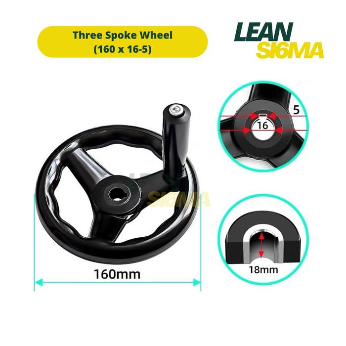 Jual Three Spoked Handwheel Revolving Hand Wheel Handle Stir Mesin ...