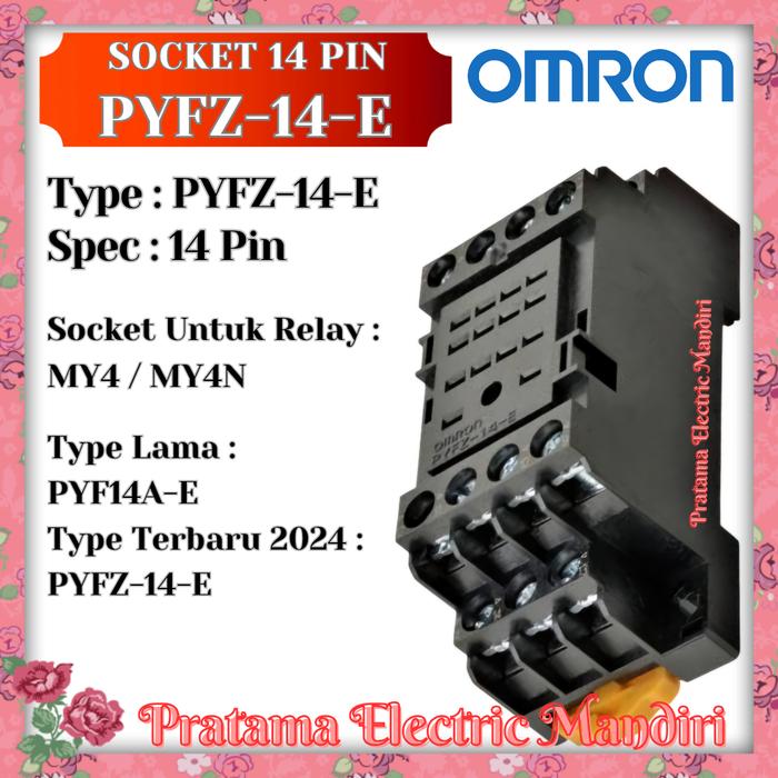 Jual OMRON RELAY MY4N MY4N-GS MY4N-GS-R 6A 14 KAKI 14 PIN 100-110V ...