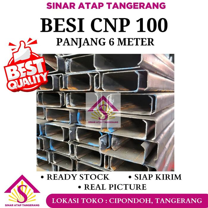 Jual Besi Kanal C / CNP 100 tb 2mm full panjang 6 M - Kota Tangerang ...