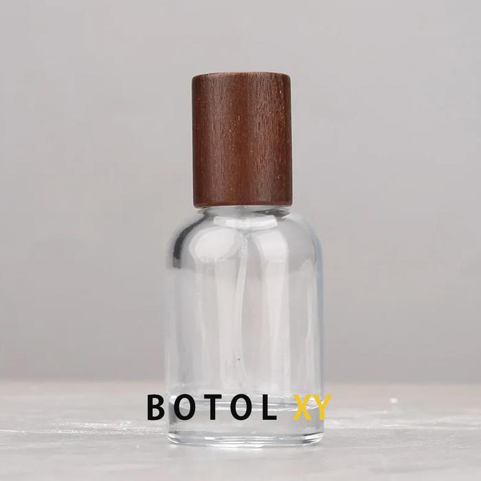 Jual Botol Parfum 30ml 50ml Spray Kaca Tebal - Tutup Kayu Elegan ...