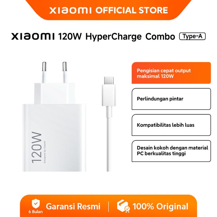 Jual Xiaomi 120W HyperCharge Combo Tipe-A | Output daya hingga 120W ...