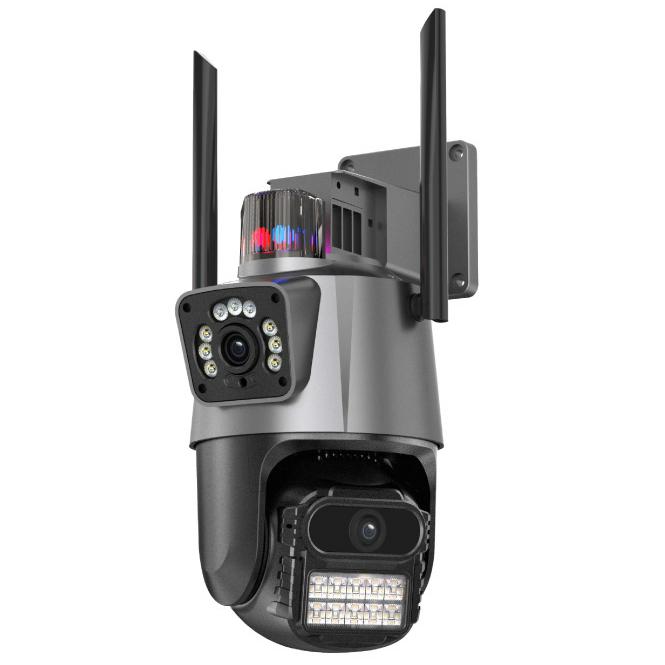 Promo Kamera CCTV Wifi Outdoor Dual Lensa 6MP IP66 Full Color Night ...