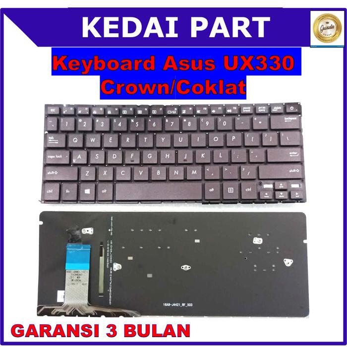 Jual Keyboard Asus Zenbook UX330 UX330C UX330CA UX330CAK 0KNB0-2601SF00 ...