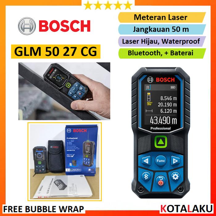 Jual Meteran Laser Digital Outdoor Rangefinder Meter Bosch GLM 50 27 CG 50m - Jakarta Barat ...