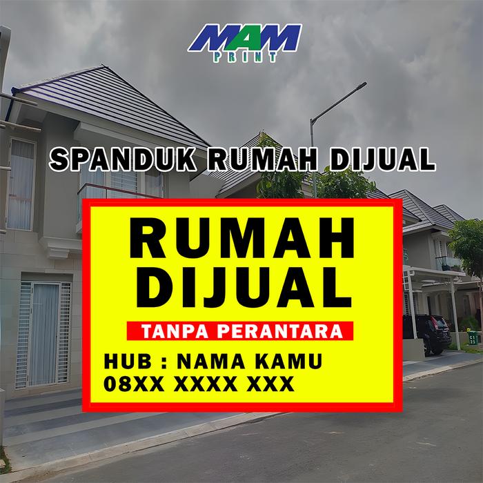 Jual Spanduk Banner Rumah Dijual/Ruko Disewakan/Rumah Dikontrakan - RD ...