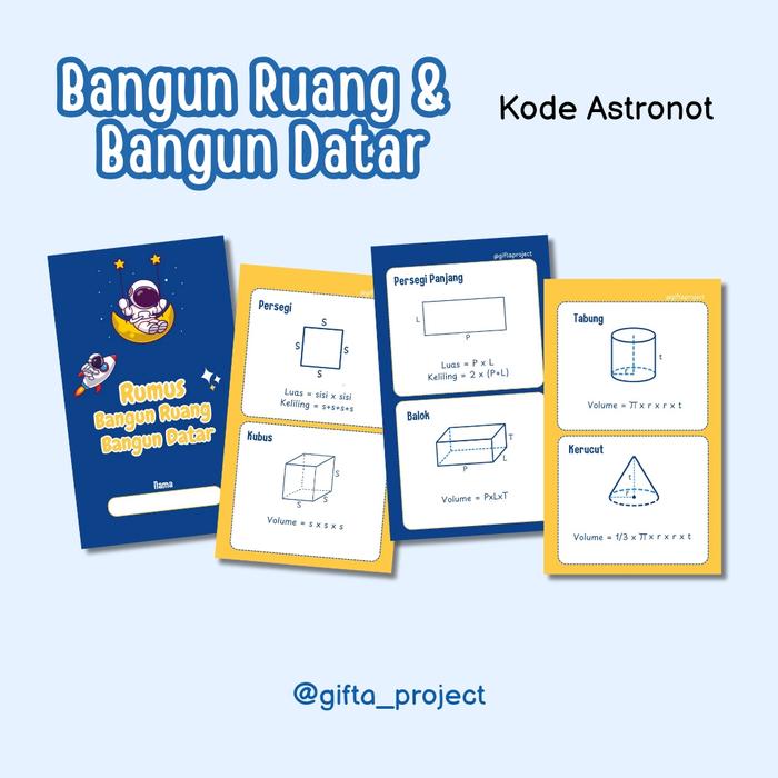 Jual Tabel Perkalian dan Rumus Flash Card Edukasi - Astro Rumus - Kota ...