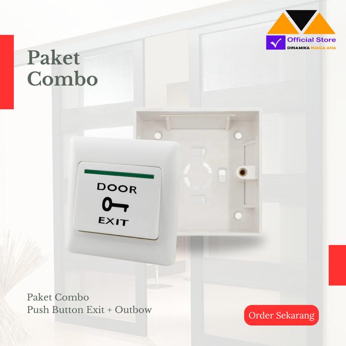 Promo Exit Push Button Plastik Exit Pintu Access Control Door Bahan ...