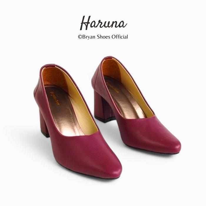 Promo Sepatu Kerja Wanita Kantor Formal Hak Tahu Bryan Haruna Jumbo ...