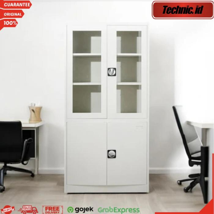 Jual Lemari Kabinet Lemari Arsip Dokumen Kantor Metal 4 Pintu Tinggi ...