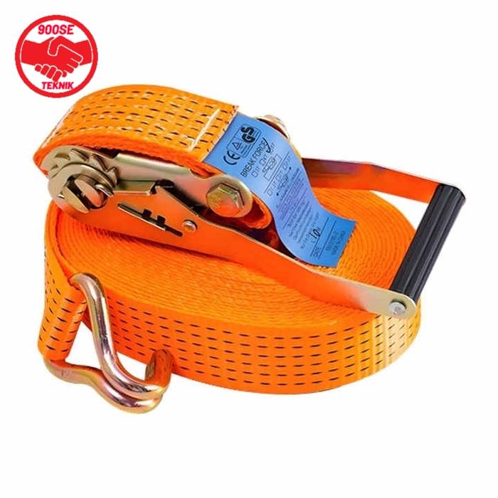 Jual Ratchet Tie Down 4 Ton x 12M | Cargo Lashing Belt | Tali Pengikat ...