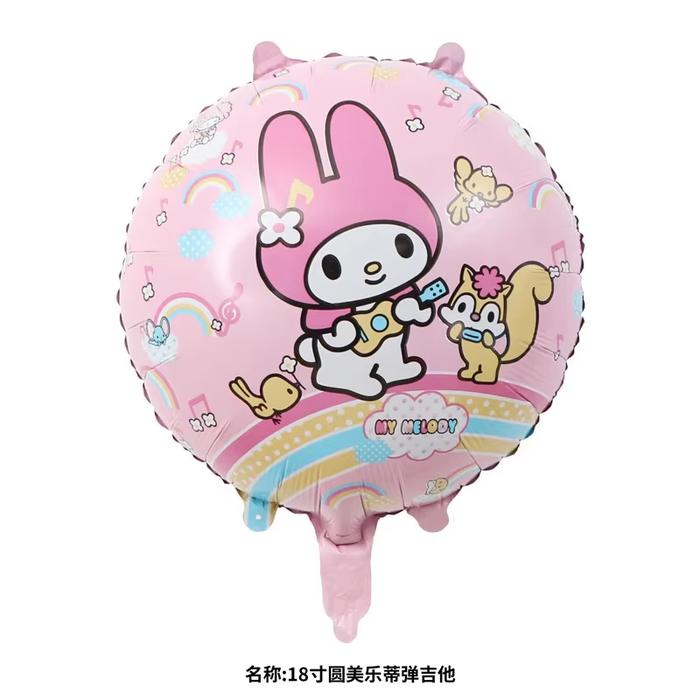 Promo Balon Foil Karakter Sanrio Kuromi Cinnamoroll My Melody Lina Bell ...