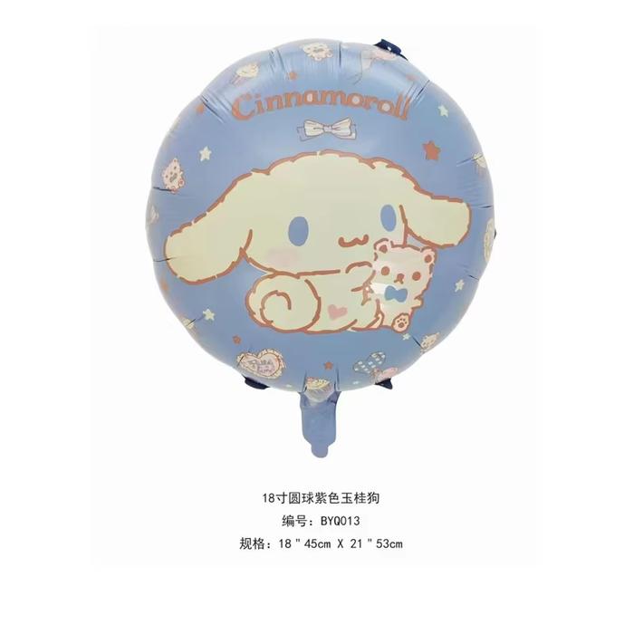 Promo Balon Foil Karakter Sanrio Kuromi Cinnamoroll My Melody Lina Bell ...