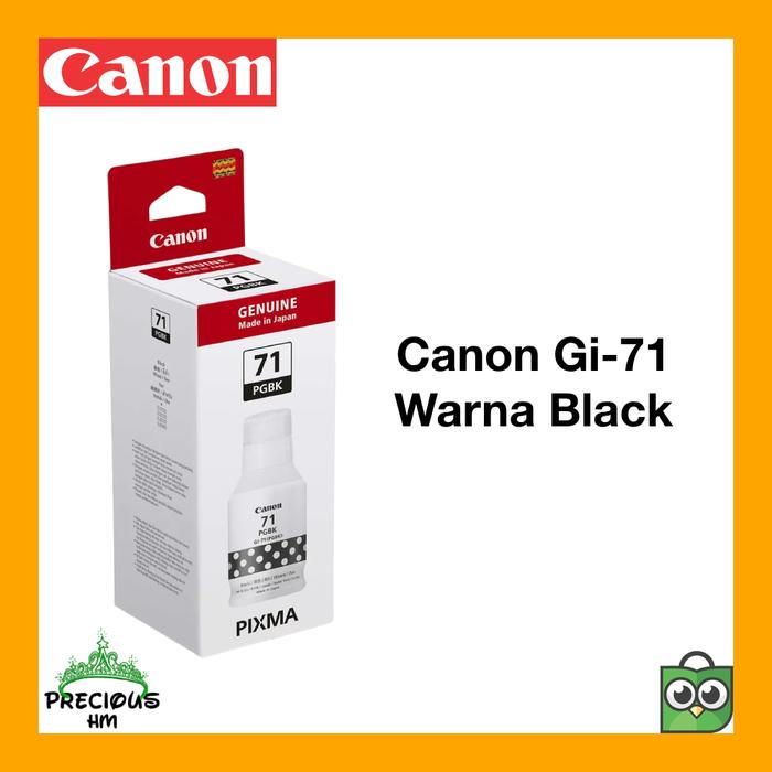 Jual Tinta Canon Gi 71 G-4770 G-3770 G-3730 G-1737 G-1730 Hitam Biru ...