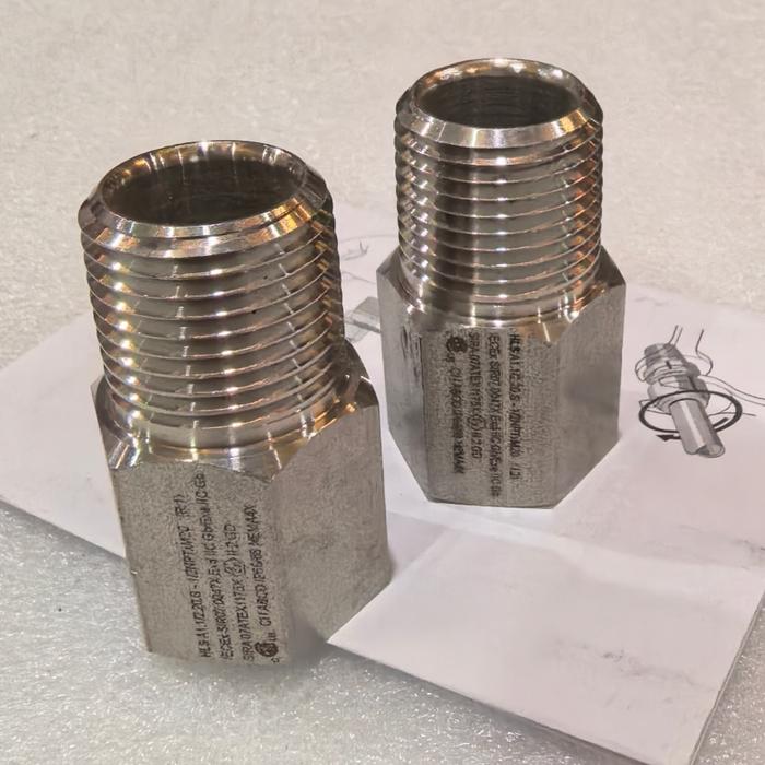 Jual Adapter 1/2" NPT Male x M20 Female SS316 Rosemount 00444-0282 ...