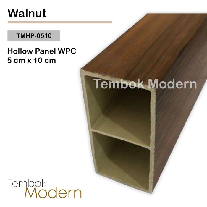 Promo Hollow Panel WPC PVC 5 x 10 CM Kisi-Kisi Kotak Pembatas Dinding ...