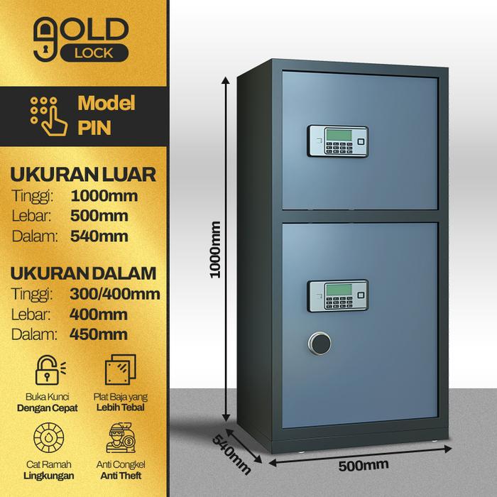 Jual [GARANSI ORI] Brankas Digital 100-150CM - Tahan Api & Air, Kunci ...