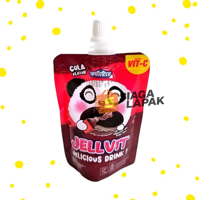 Promo Donald Jelly Jellvit 70ml 1 POUCH isi 10 Minuman Jeli Aneka ...