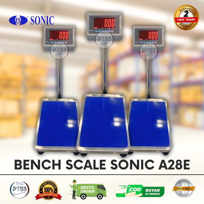 Jual timbangan duduk SONIC A28E 100kg / timbangan barang digital 100kg - Jakarta Pusat ...