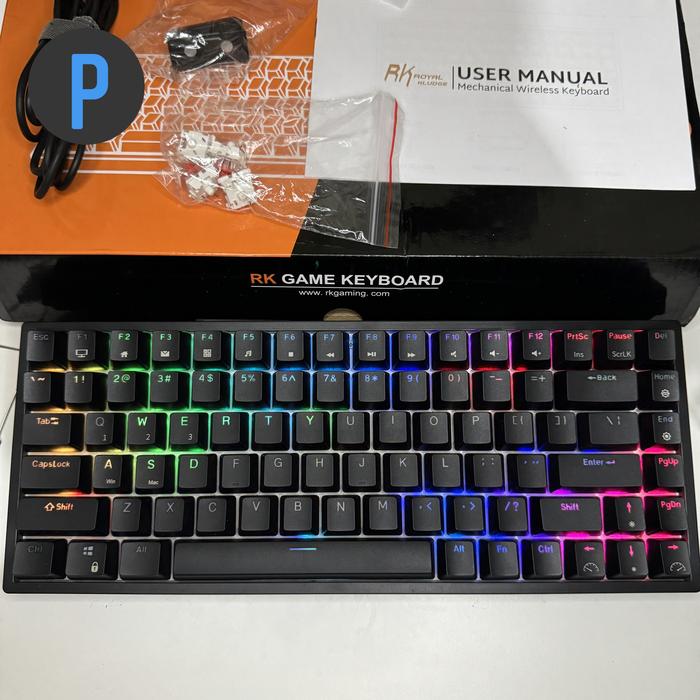 Jual Keyboard Mechanical Royal Kludge 84 RK84 Red Switch RGB Gaming ...