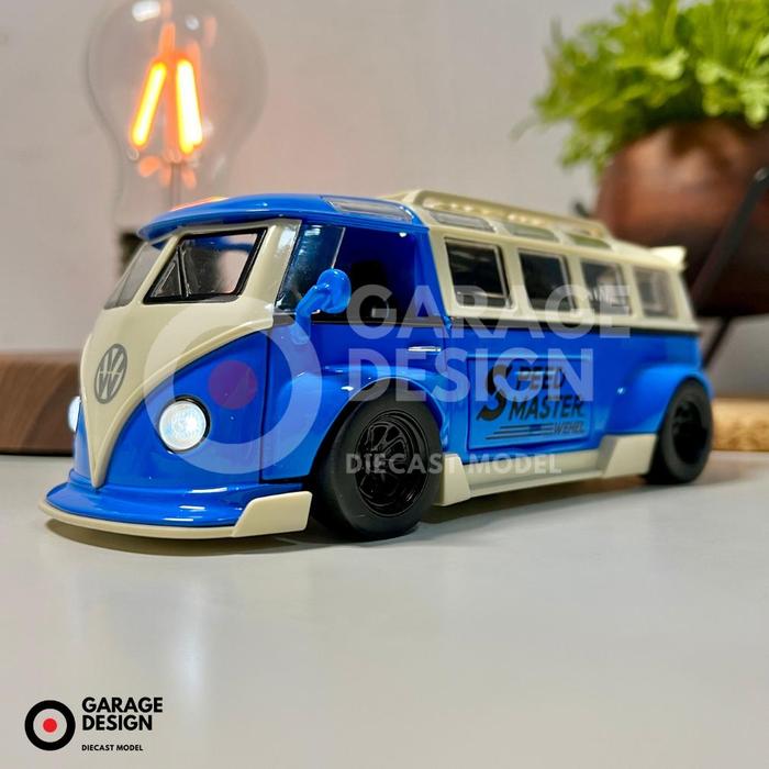 Jual Miniatur Diecast Mobil Volkswagen Kombi Microbus / Minivan / Van ...