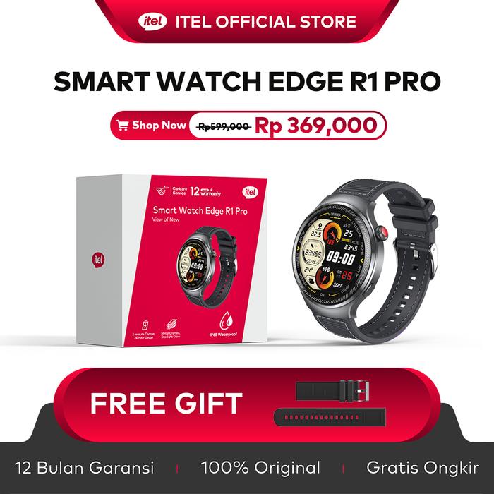 Promo Official Itel Smartwatch O43 Max smart watch 1.43 inch AMOLED ...