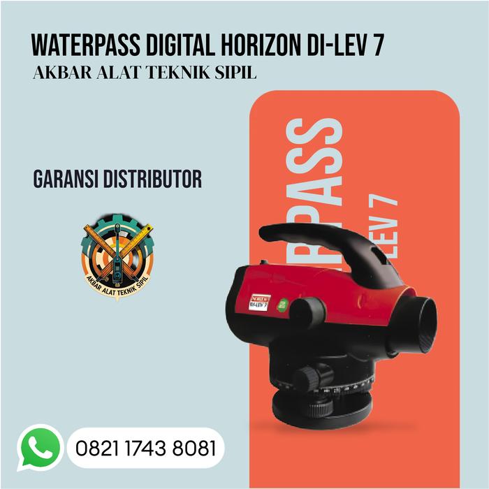 Jual Waterpass Digital Horizon DI-LEV 7 – Akurasi Tinggi, 16MB Memori ...