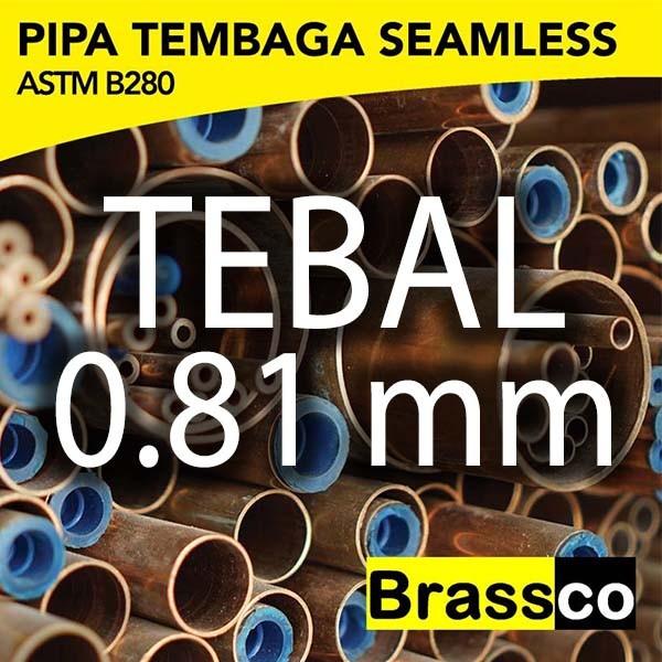 Jual Pipa Tembaga Batangan ASTM B280 8mm x pjg 5.8 meter - Jakarta Pusat - DAYA TEKNIK | Tokopedia