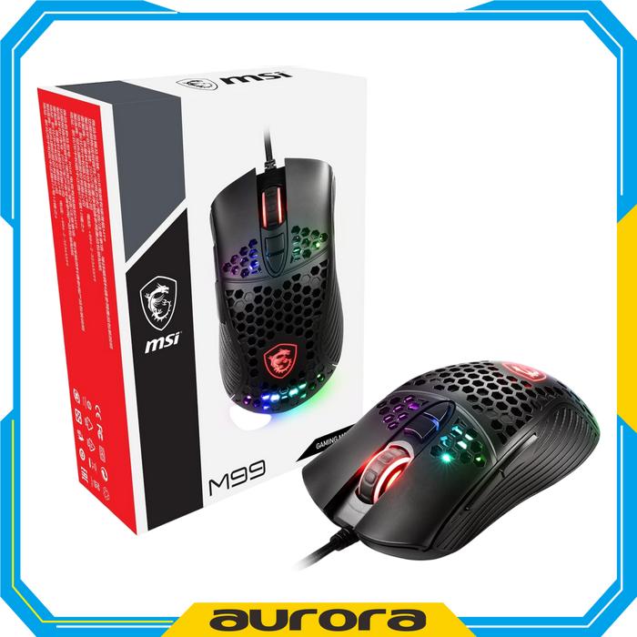 Jual MSI M99 Pro RGB 4000dpi Ergonomic Honeycomb 4000 DPI 8 ...