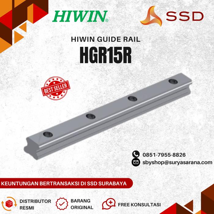 Jual Hiwin HGR15R Linear Guide Rail untuk Block HG15 Series - Kota ...