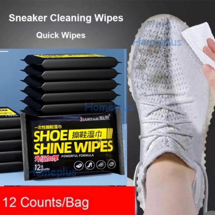 Jual Tisu Pembersih Sepatu Isi 12 dan 80 Quick Wipes Shoe Cleaner ...