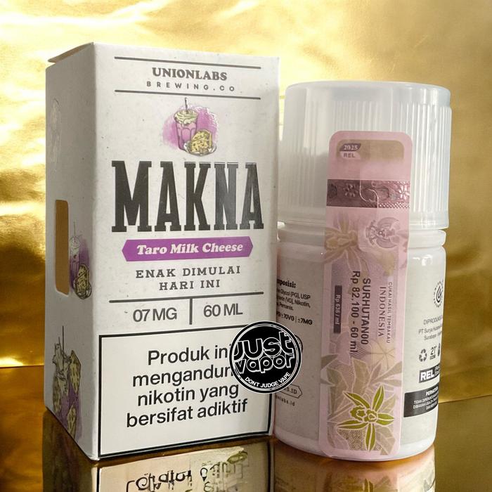Jual [FREEBASE] LIQUID MAKNA TARO MILK CHEESE 60ML by UNION LABS ...