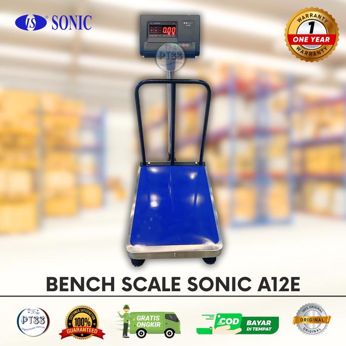 Jual timbangan digital 100kg / timbangan sonic A12e 100 kg ukuran 40x50cm - Jakarta Pusat ...
