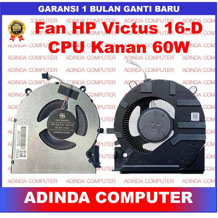 Jual Kipas Fan HP Victus 16-D 16-d0185 16-E 16-e0011ns Q264 RTX3050 CPU ...