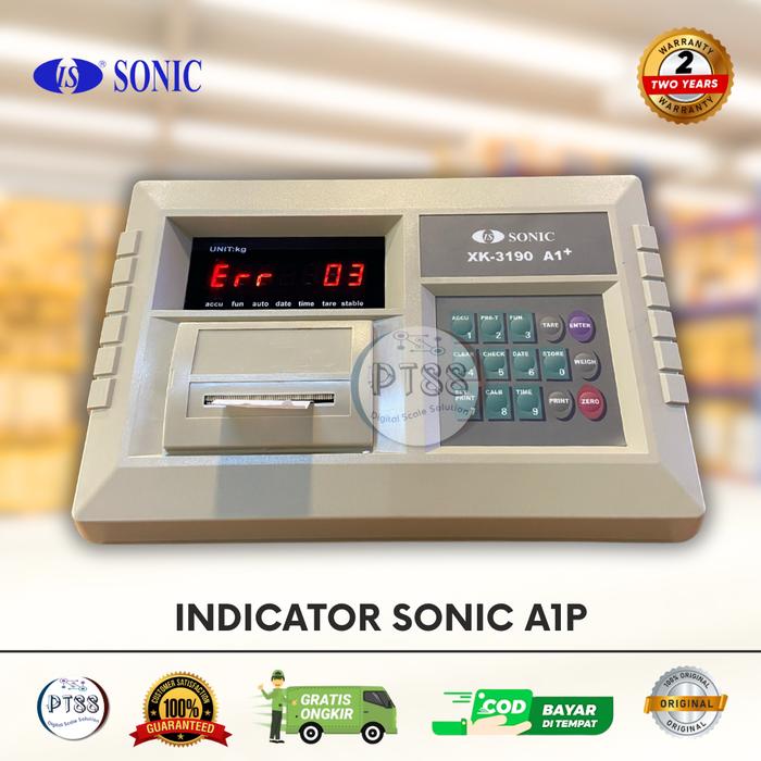Jual Indicator timbangan digital jembatan timbang SONIC A1P+Printer ...