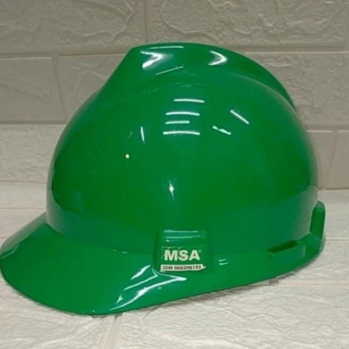 Jual Safety helmet MSA ORI V-gard fastrack warna hijau - Hijau ...