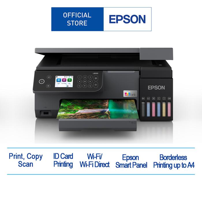 Promo Printer Epson L8100 Multifungsi InkTank EcoTank Print ID Card ...