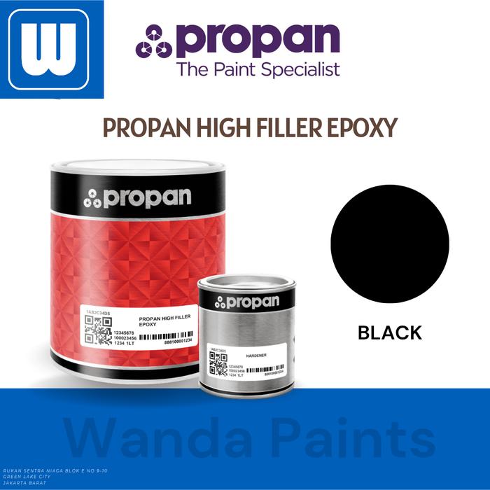 Jual PROPAN HIGH FILLER EPOXY Black Hitam (1 kg) - Jakarta Barat ...