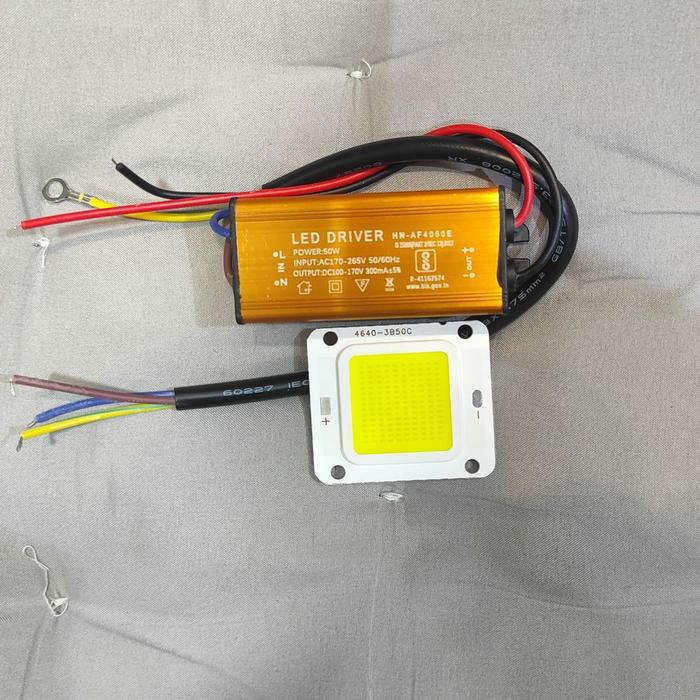 Jual Led Driver Travo + Chip mata Lampu sorot 50W 50 Watt - Set Travo ...