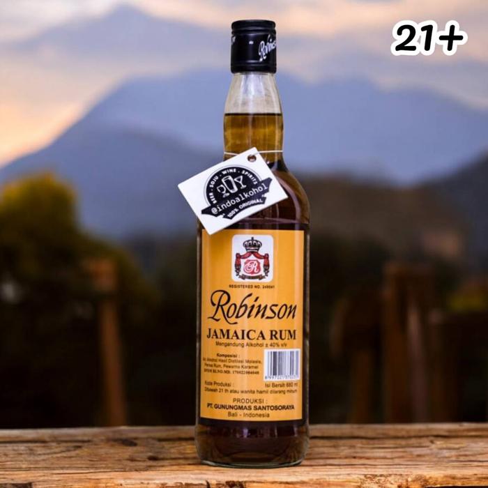 Promo Robinson Jamaica Rum 680ml - INDOALKOHOL Original 100% - Kota ...