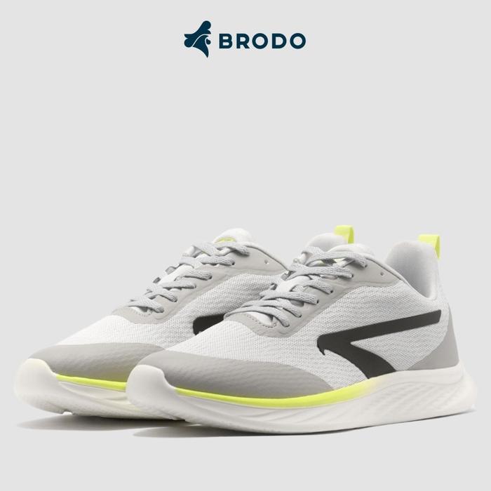 Promo Sepatu BRODO Sneakers Active Pacer 2.0 Grey Lime WS - 39 ...