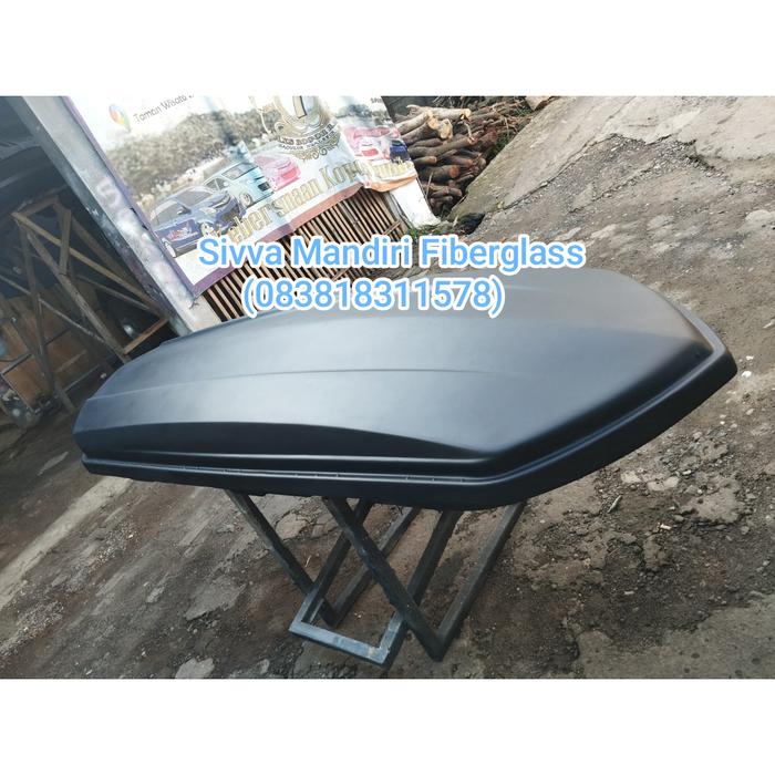 Jual ROOFBOX BAGASI MOBIL UNIVERSAL FIBERGLASS KAPASITAS 450LITER ...