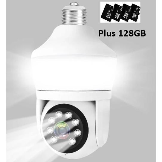 Jual CCTV Wireless IP Camera Lampu Bohlam Ipcam Bulb Dome Indoor PTZ ...