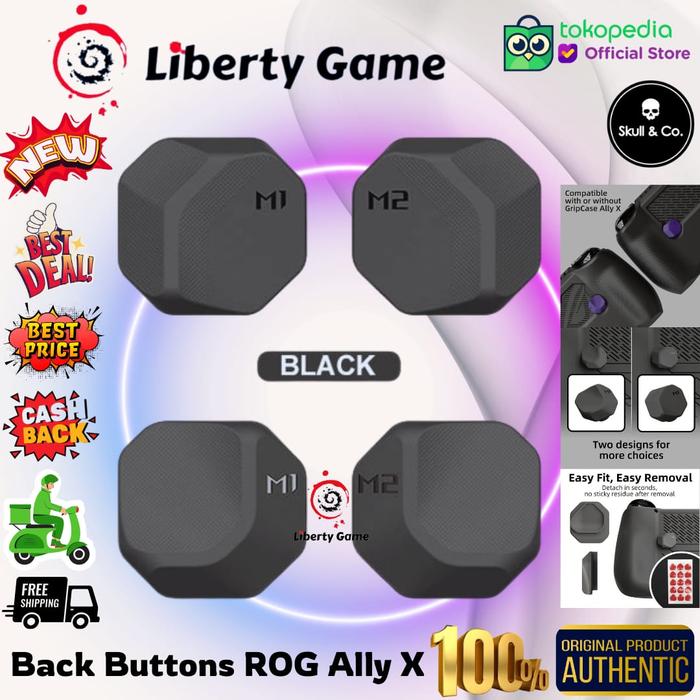 Promo Skull & co. ROG Ally X Back Buttons / Back Button Enhancement Set ...