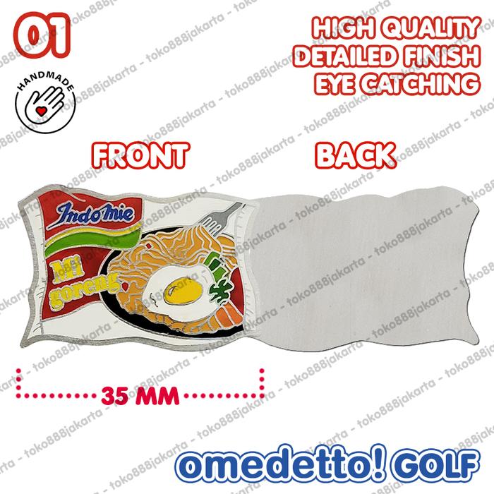 Jual INDOMIE MAGNETIC GOLF BALL MARKER WITH MAGNET HAT CLIP - Jakarta ...
